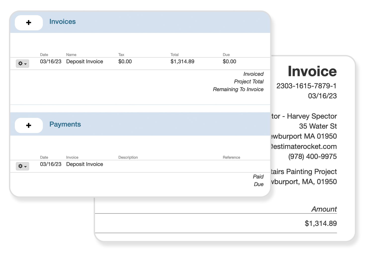 Invoicing and Payments