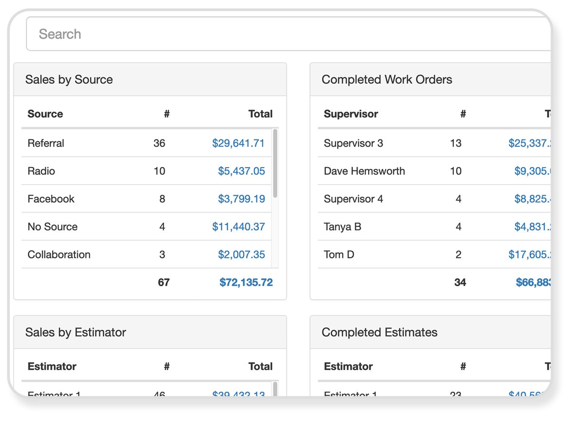 Reporting | Estimate Rocket